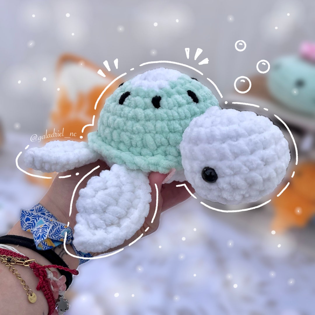 Kiwi Turtle Crochet - Etsy