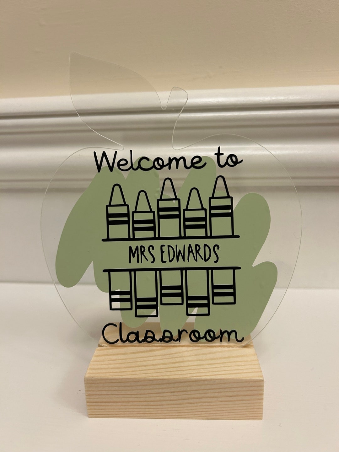 Personalised Teacher Classroom Sign - Etsy