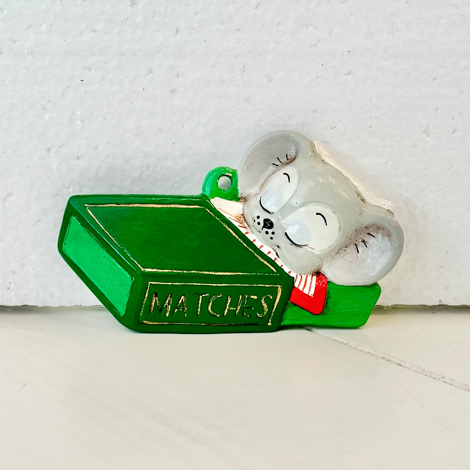 Vintage Ceramic Mouse Ornament - Etsy