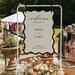 Wavy Welcome Sign Template, Wavy Scalloped Edge, Welcome Wedding Sign ...