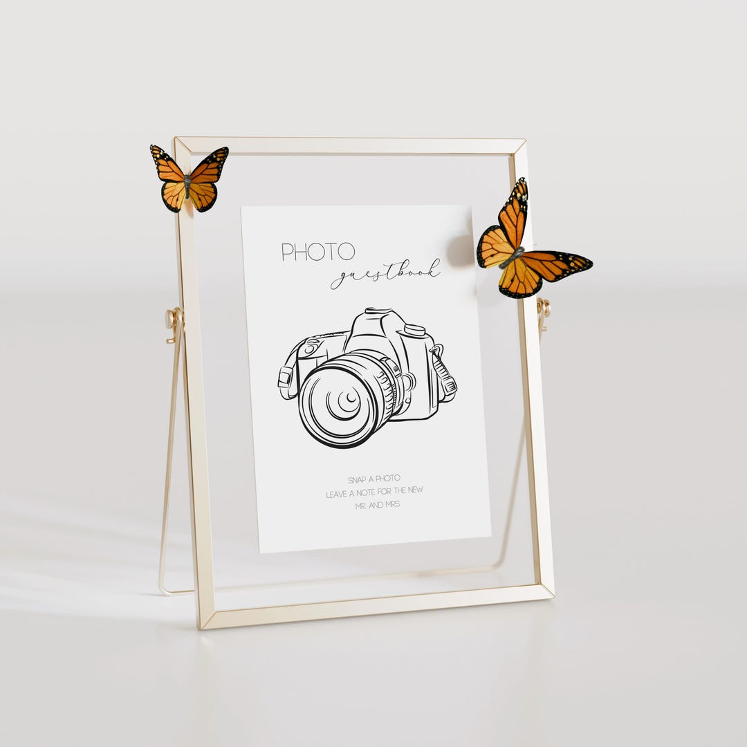 Photo Guestbook Wedding Sign, Photo Book Sign, Table Sign Wedding ...