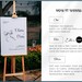 Timeless Bow Wedding Welcome Sign Template, Editable Wedding Sign ...