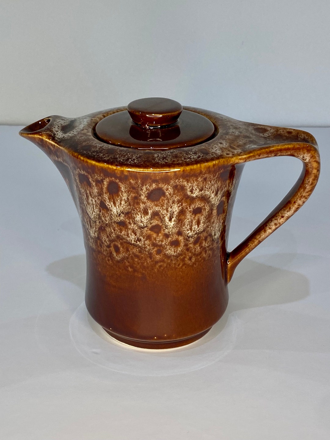 Kernewek Pottery Lava Glazed Teapot, Cornwall Studio Pottery, 1970s - Etsy
