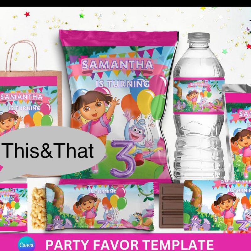 Dora Birthday Party - Etsy