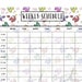 Printable Among Us kinda Sus Weekly Hourly Planner Weekly Schedule ...