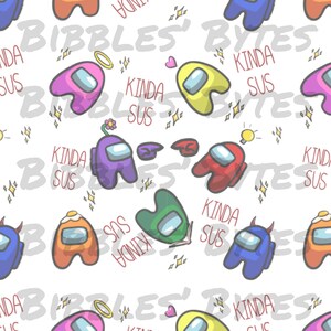 Printable Among Us "kinda Sus" Weekly Hourly Planner - Weekly Schedule ...