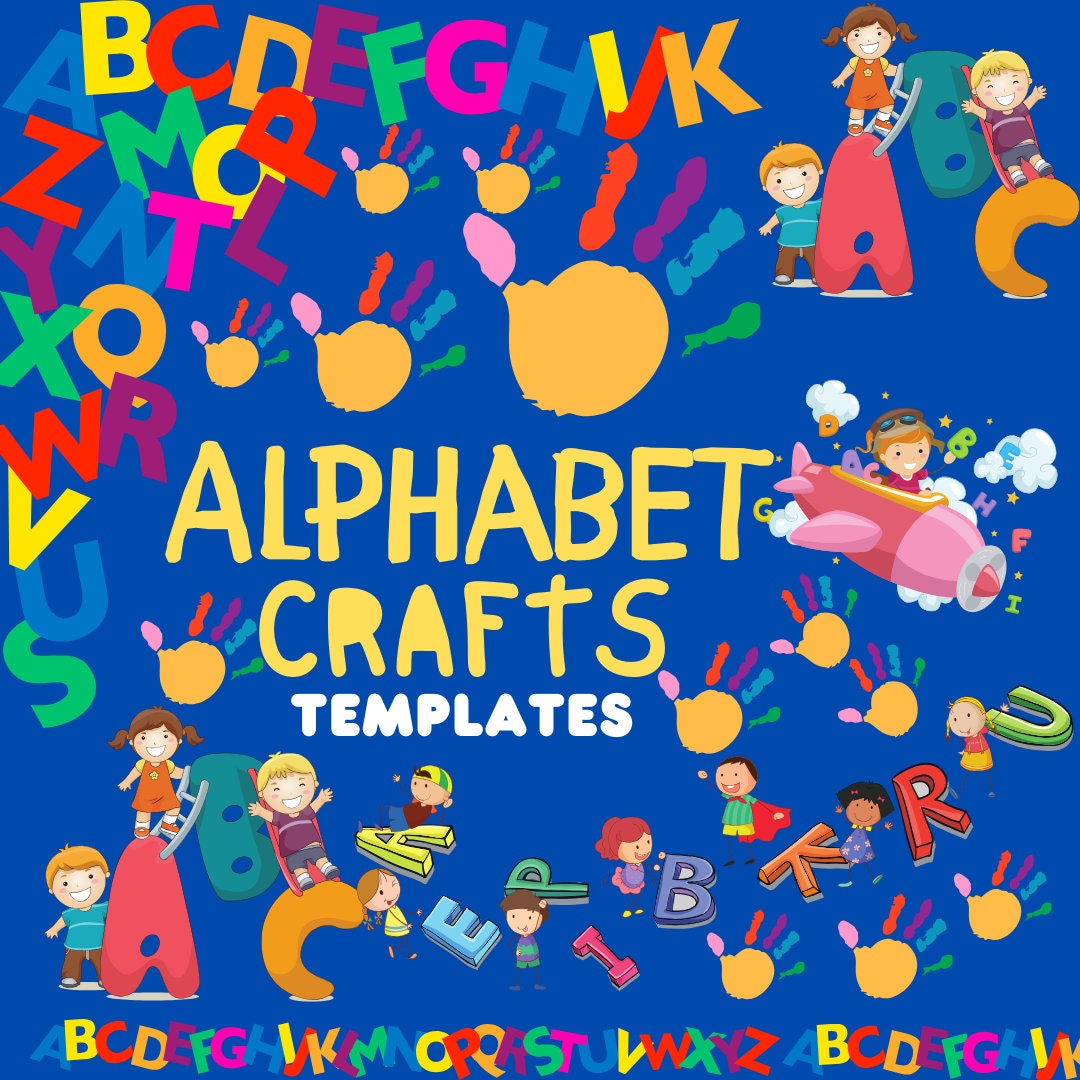Alphabet Craft Book Templates - Etsy