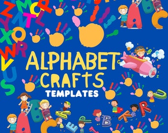 Alphabet Letter Crafts Printable ABC Book Preschool ABC Crafts ...