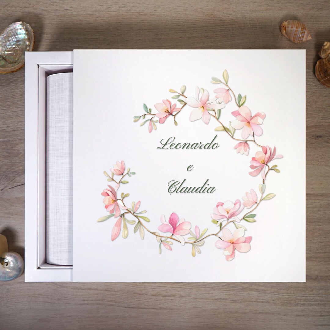 Gold Box Design, Wedding Album Box 30X30, Guest Book Box, Photo Album ...