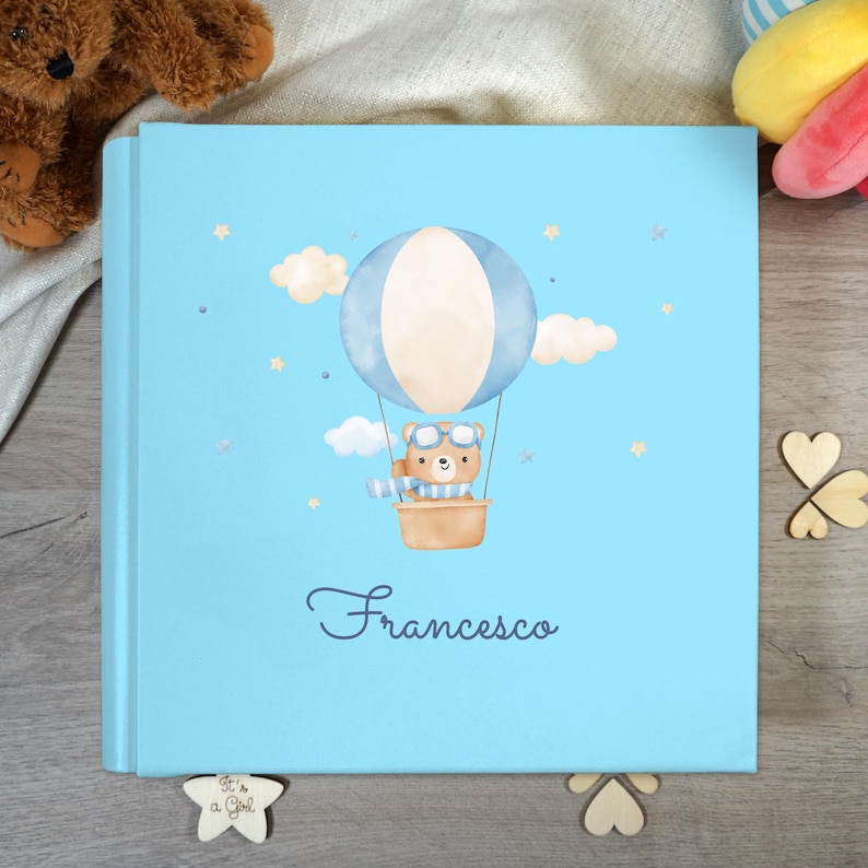 Customizable Photo Album, Baby Memory Album, Linen Photo Album, Faux ...