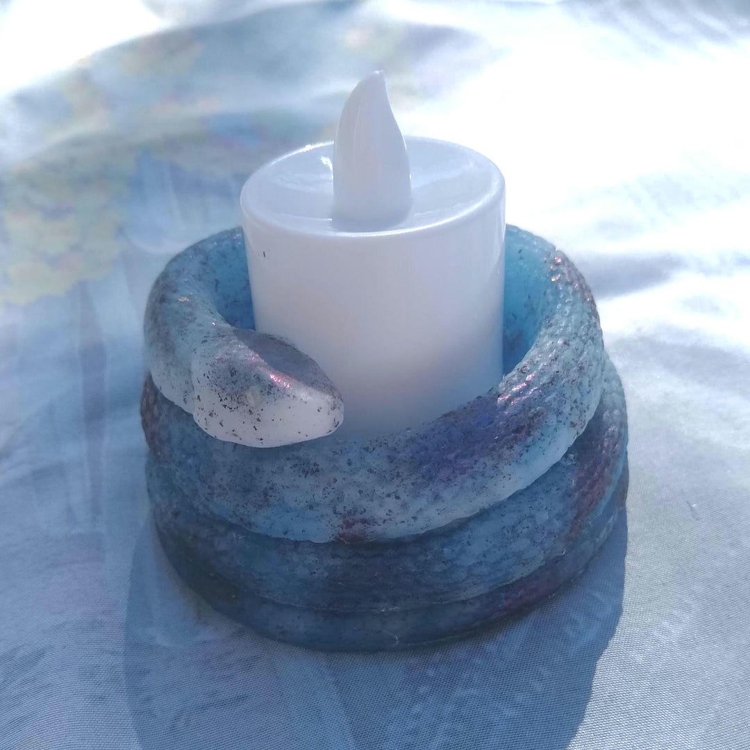 Custom Snake Tealight Holders | Snake Candle Holder | Resin Snake ...