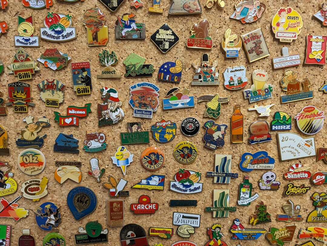 Vintage Pin Collection 3/5/10 Pin Set Options Surprise Selection of ...