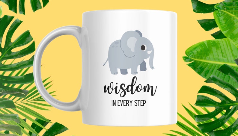 Elephant Wisdom PNG Print Instant Download for Personalized Prints - Etsy