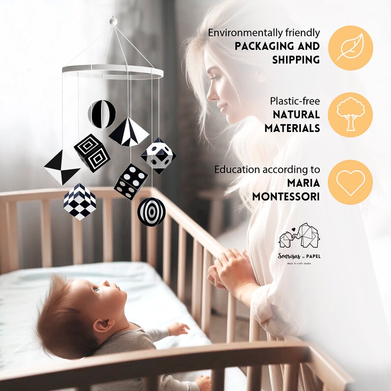 DIY Montessori Mobile. Craft Template With Geometric Shapes PDF - Etsy