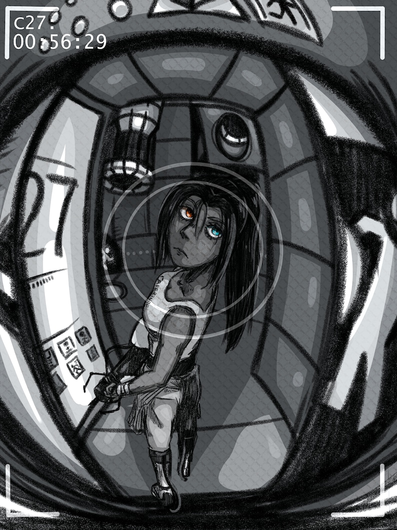 Chell Portal 2 Art Print - Etsy