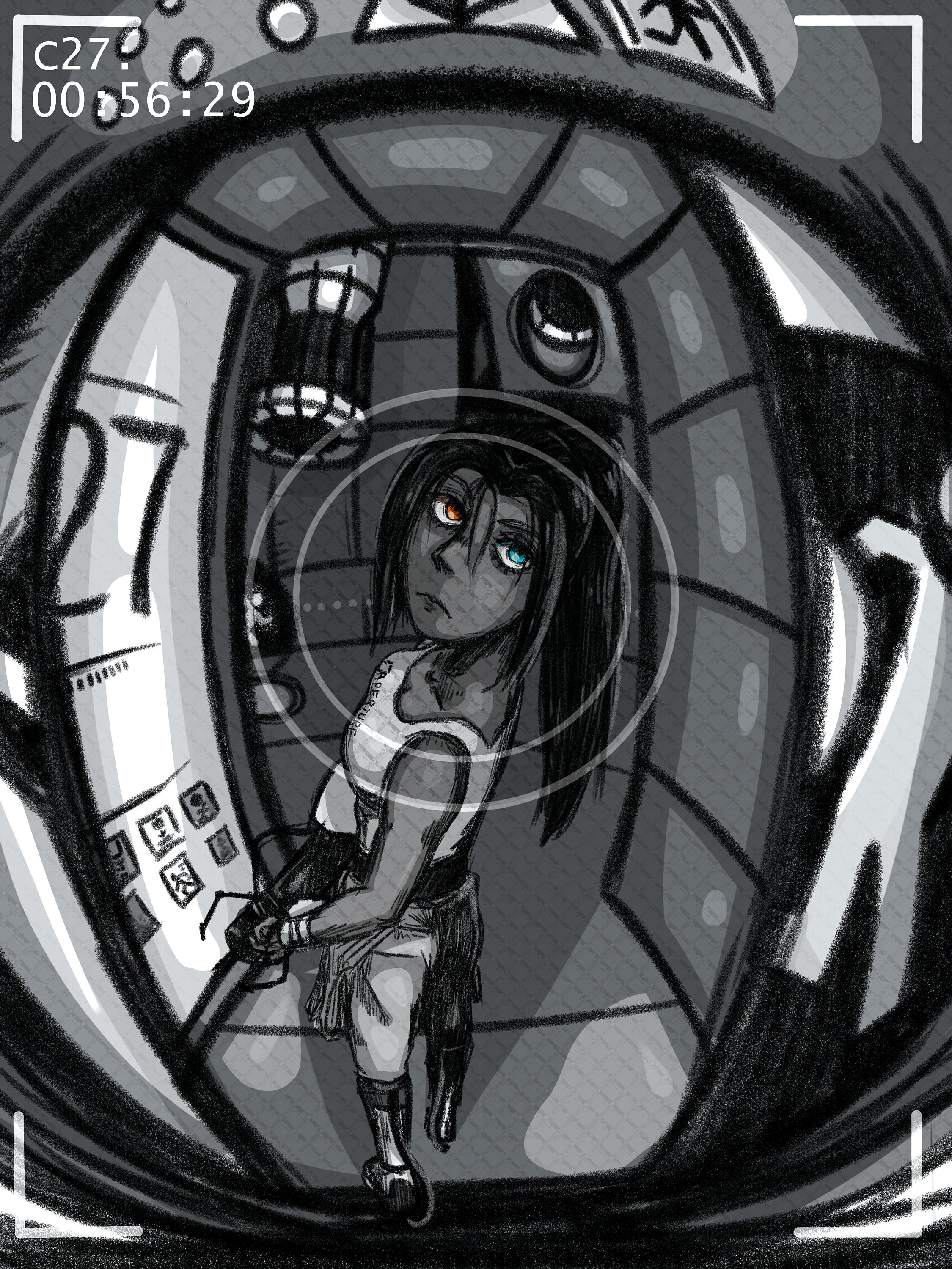 Chell Portal 2 Art Print - Etsy