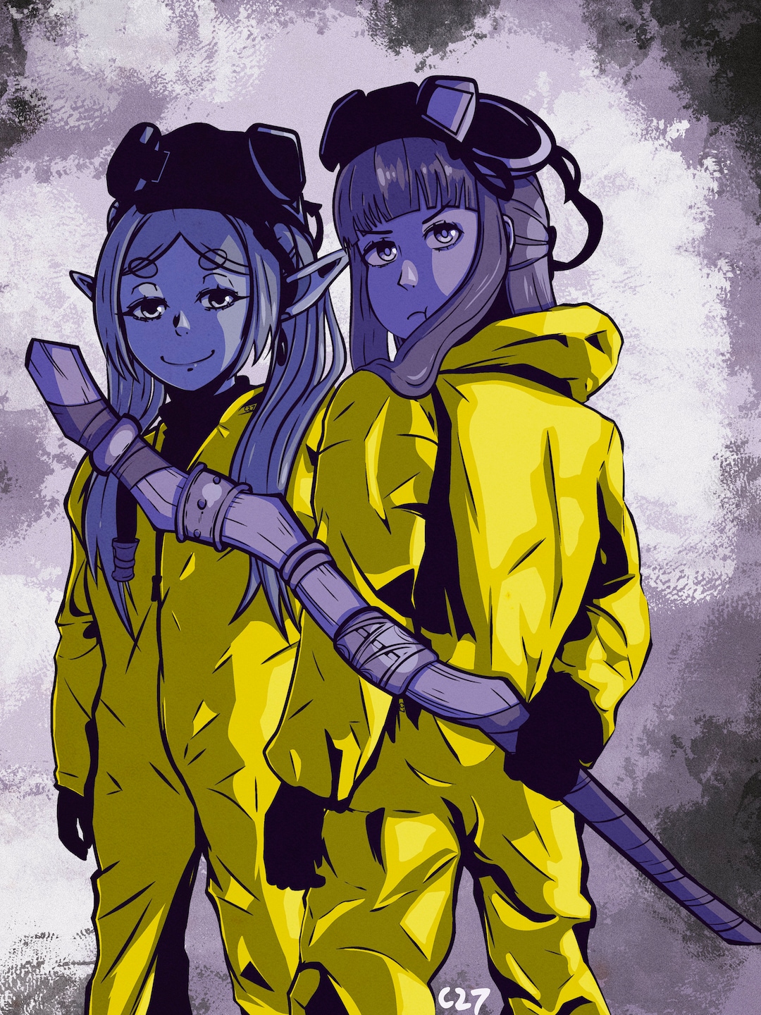 Frieren and Fern | Frieren/breaking Bad | Art Print - Etsy
