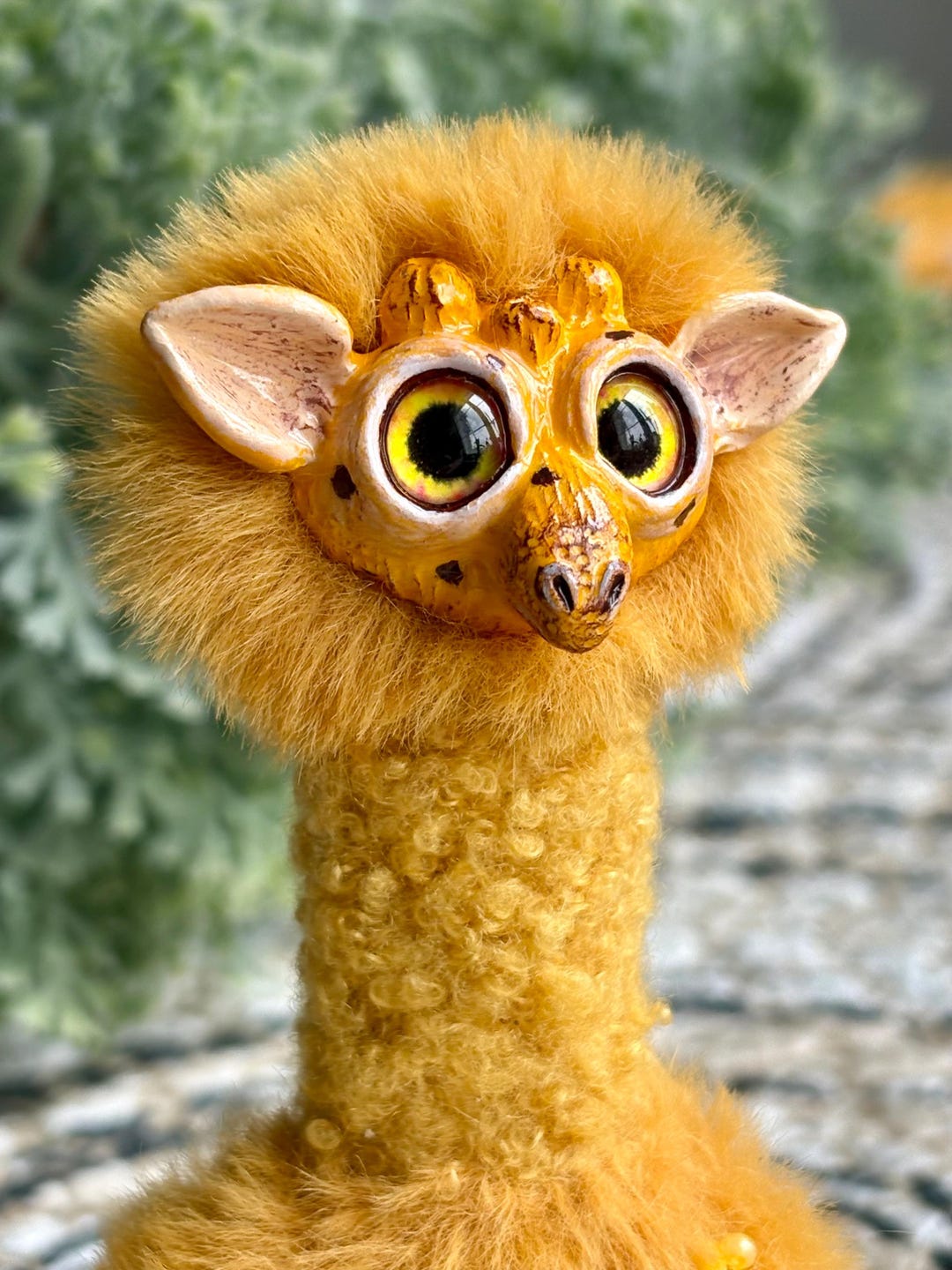 Giraffe Cute Mythical Creature - Art Doll - Etsy