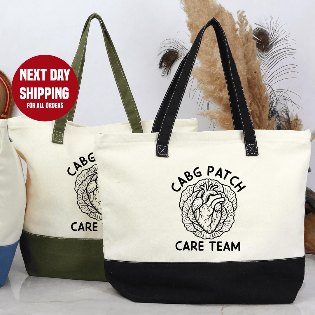 CABG Patch Care Team Totebag | Cardiac Surgery Crew Totebag | CVICU ...