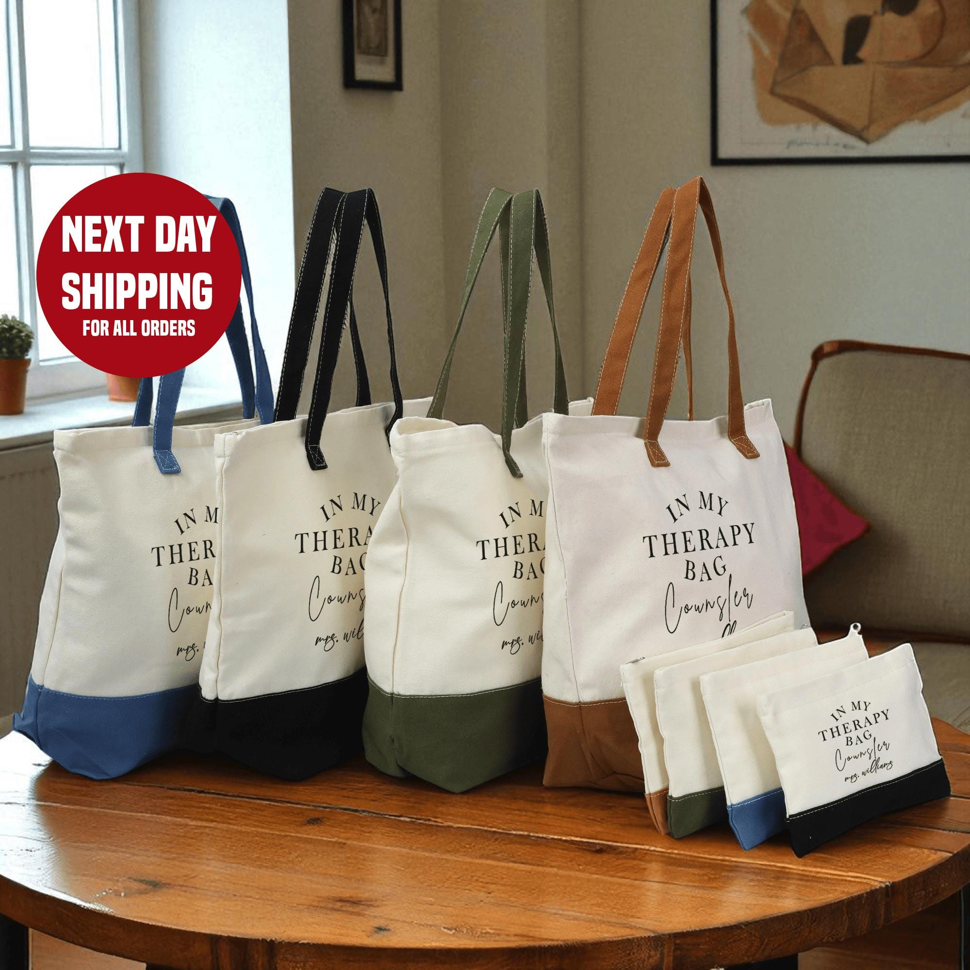Custom Therapy Counselor Tote Bag: Personalized Mental Health Gift - Etsy