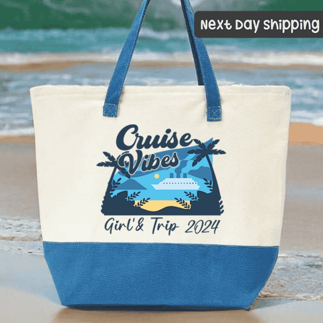 Cruise Vibes, Girls Tip 2024, Cruise Squad Tote Bag ,best Friend Gift ...