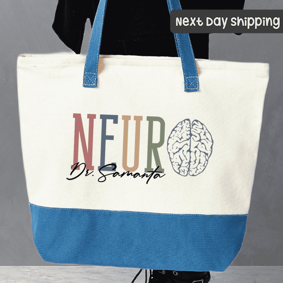 Neurology Doctor Tote Bag, Custom Neuro Tote Bag, Neurology Nurse Tote ...