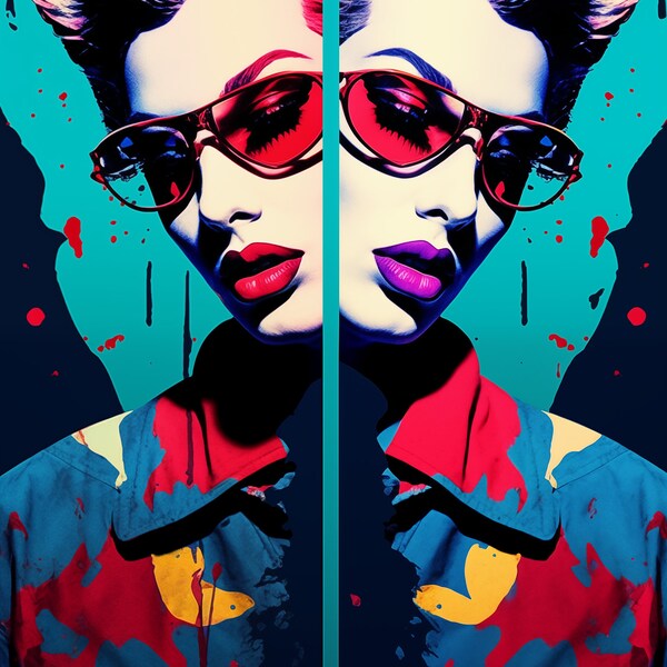 Pop Art Poster - Etsy