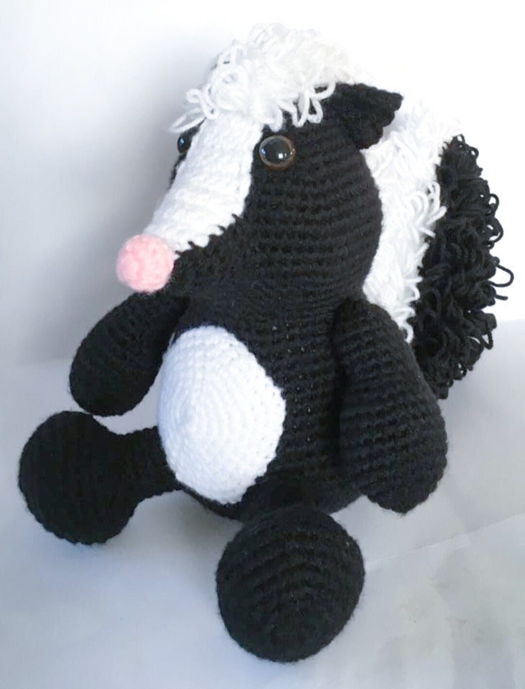 Crochet Pattern skunk Lilly - Etsy