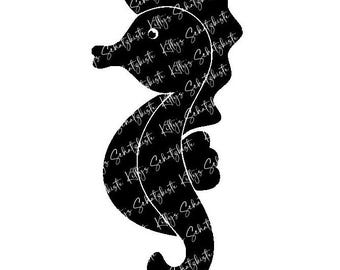 Plotterdatei, Plottervorlage, dxf, Plott, Silhouette,Seepferdchen - Etsy.de
