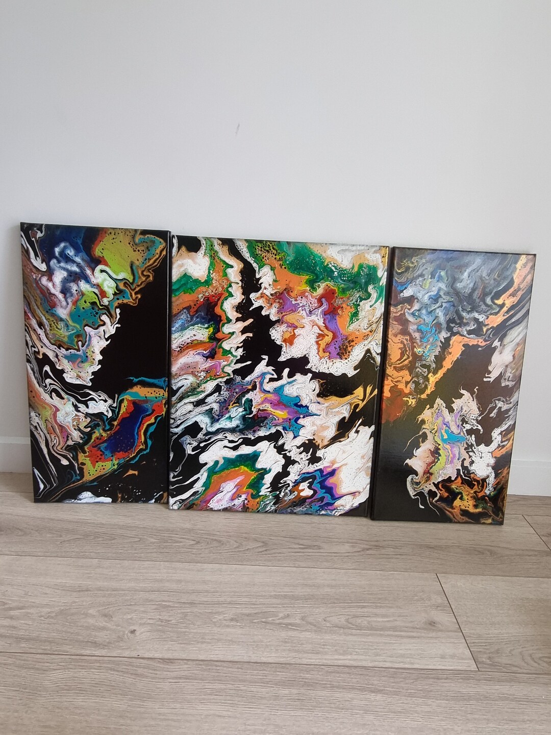 Fire Dance,modren Acrylic Art,original Acrylic Paint Pouring, Handmade ...