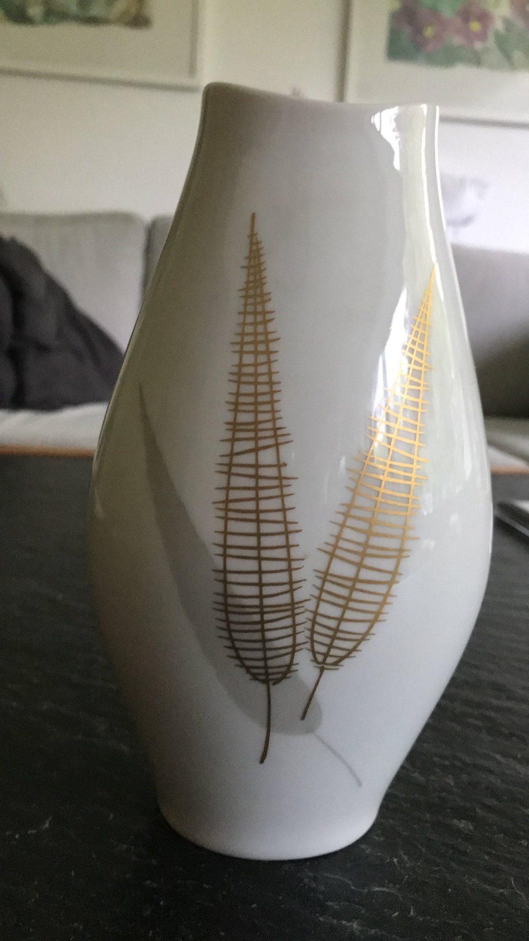 Original Thomas Designer Vase, Midcentury, Tulip Shape From the Sixties ...