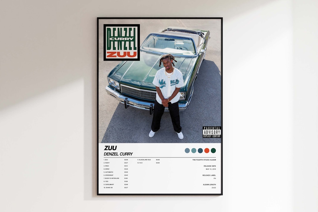 Denzel Curry 'zuu' Album Cover Poster, Tracklist Poster, Digital ...