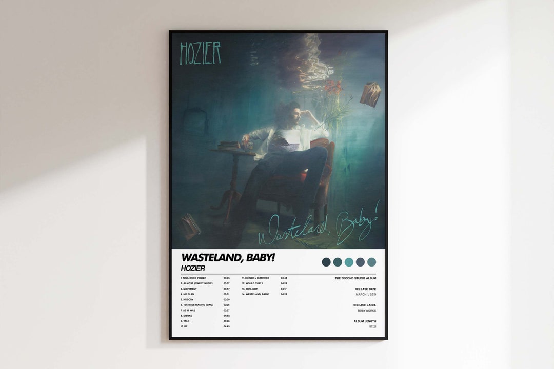 Hozier 'wasteland Baby' Album Cover Poster, Tracklist Poster, Digital Download, Album Cover ...