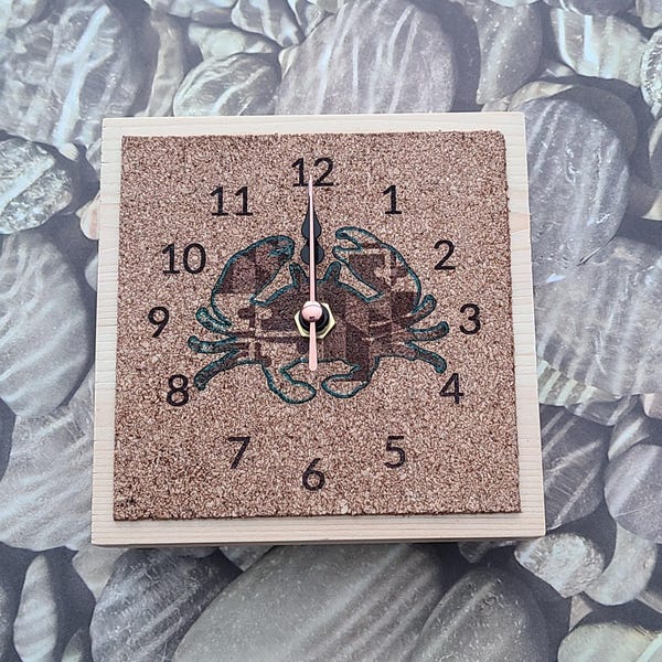 Blue Crab Clock - Etsy