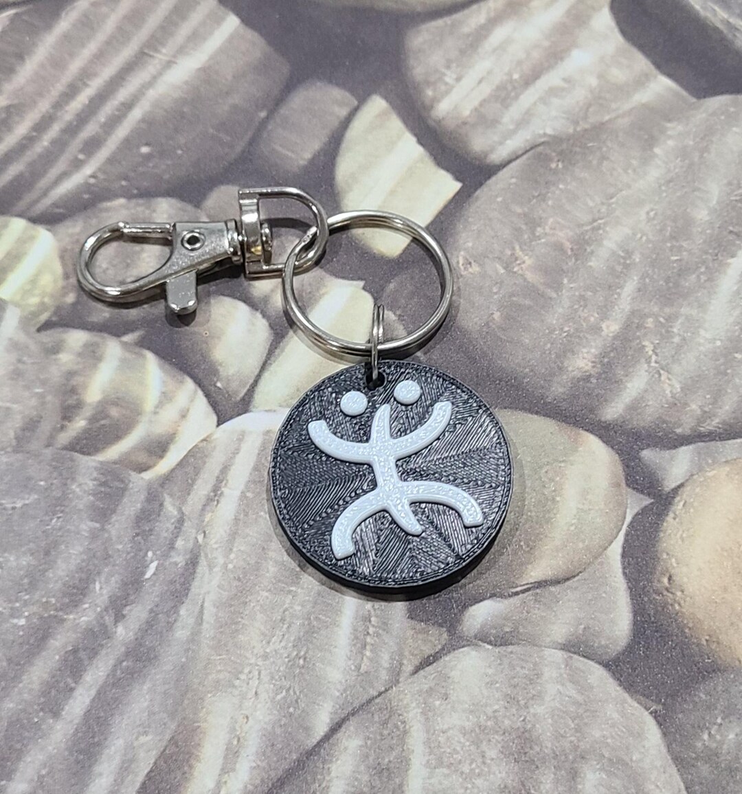 Coqui Taino Keychain - 3D Printed - Laser Engraved - Etsy