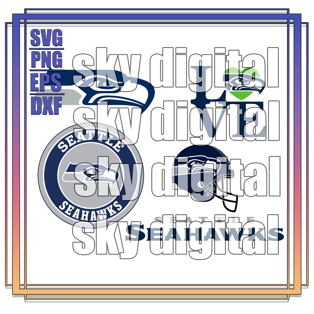 Seattle Seahawkks Football SVG PNG Bundle, Svg Sports Files, Svg for ...