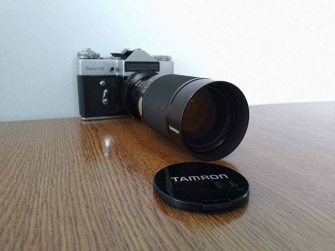 Zenit E SLR Film Camera W/ Tamron 80-210mm Lens, Refurbished - Etsy