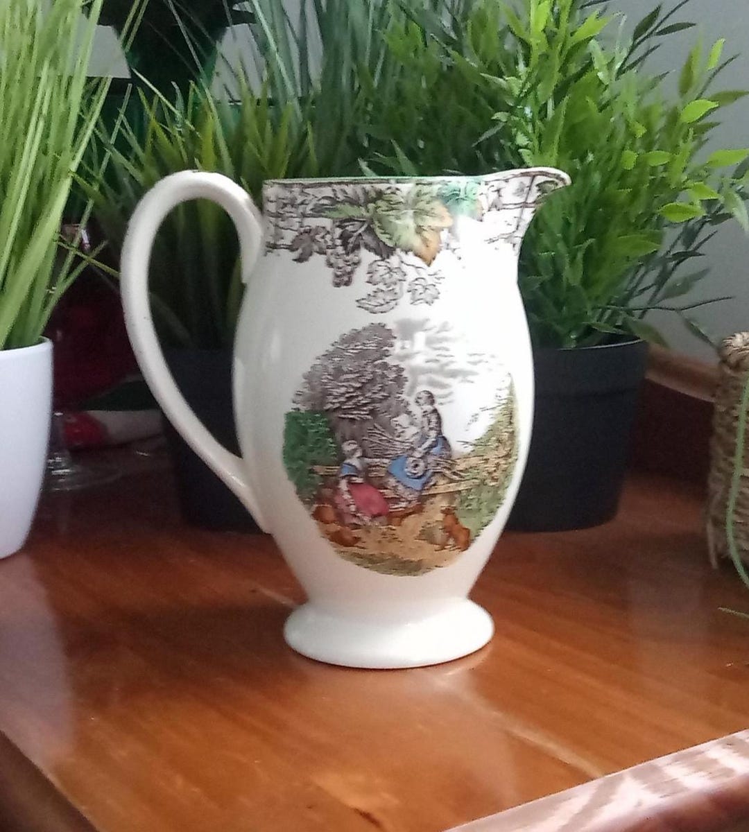 Vintage Spode Byron Milk Jug, 1930s English Earthenware Creamer - Etsy