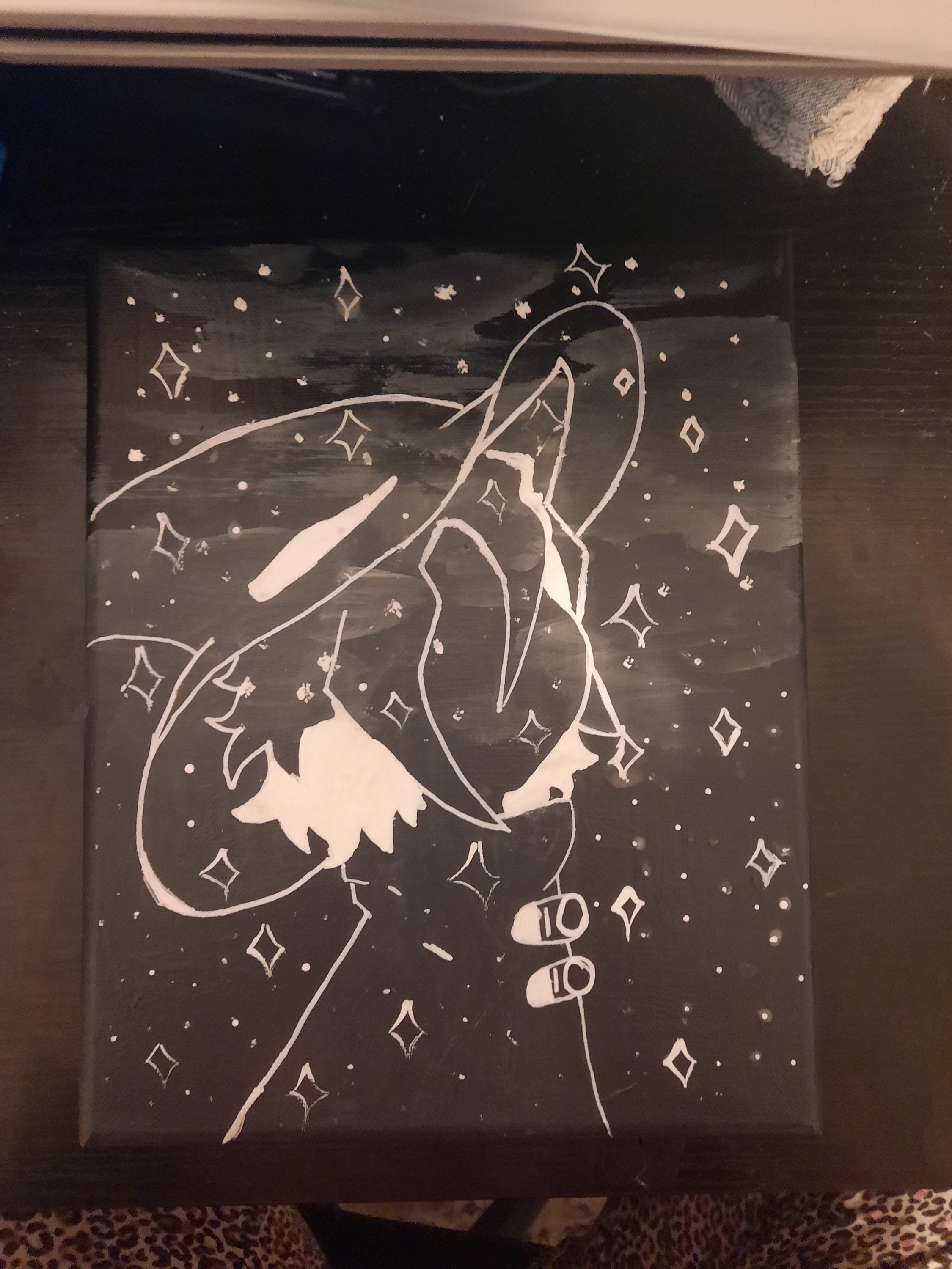 In Stars and Time Siffrin Glow in the Dark Painting - Etsy