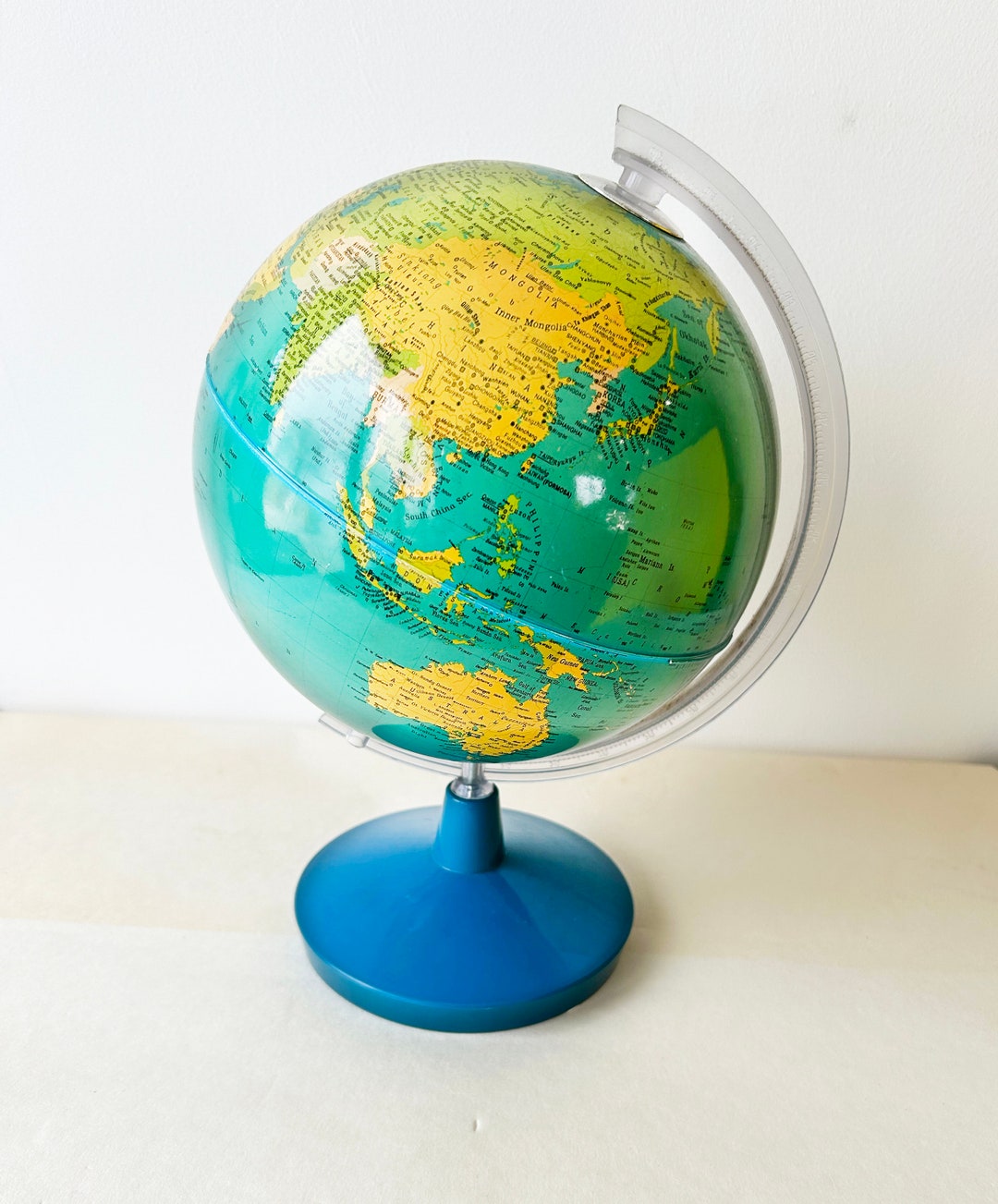 Vintage Small World Globe - Etsy UK