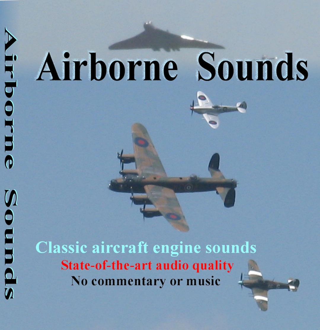 Airborne Sounds. Classic Aircraft Engine Sounds. - Etsy UK