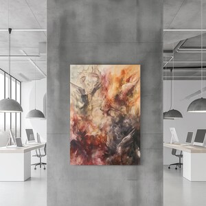 Printable Abstract Wall Art, Contemporary Digital Poster for Office or ...