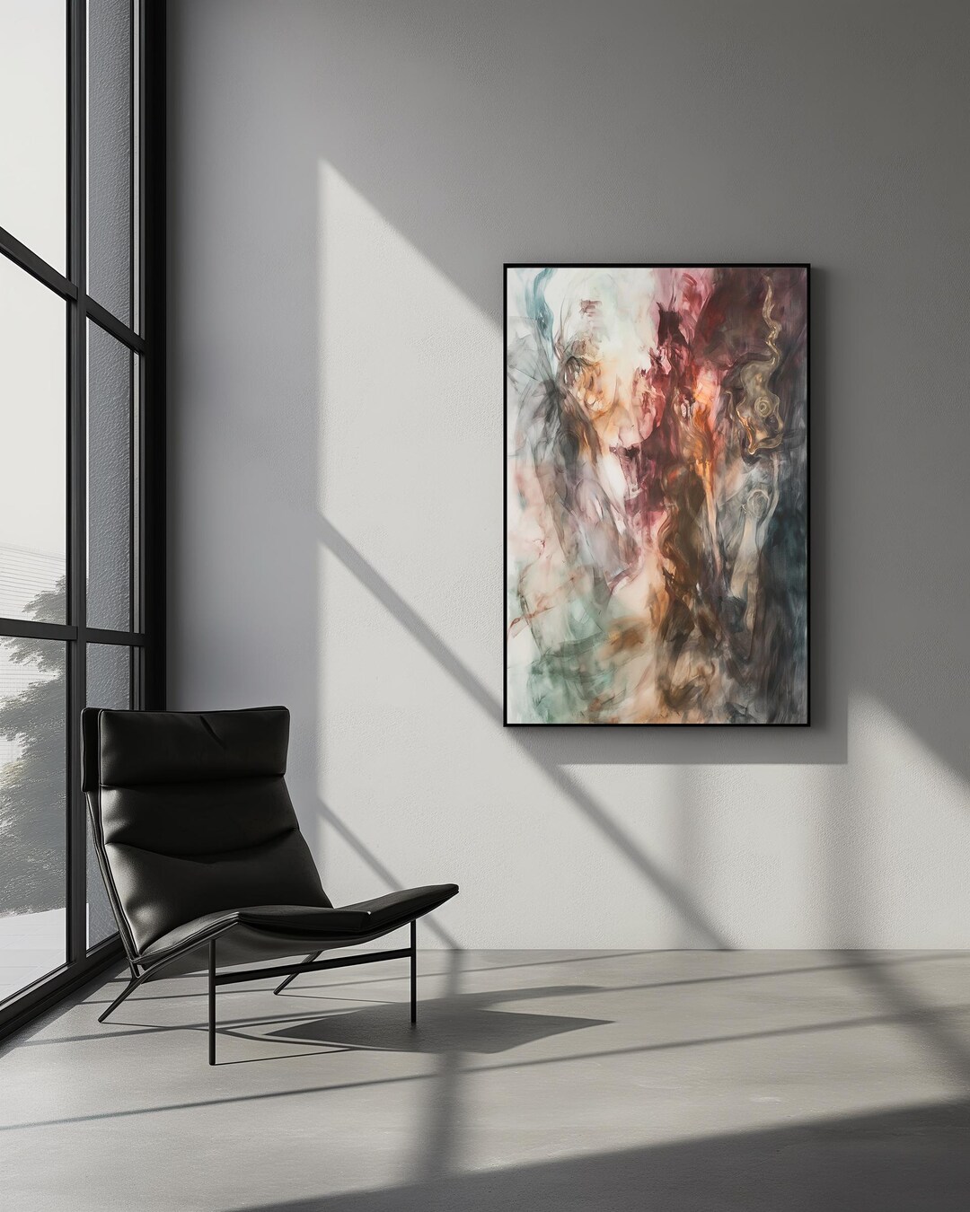 Printable Abstract Digital Poster - Modern Wall Art Print - Minimalist ...