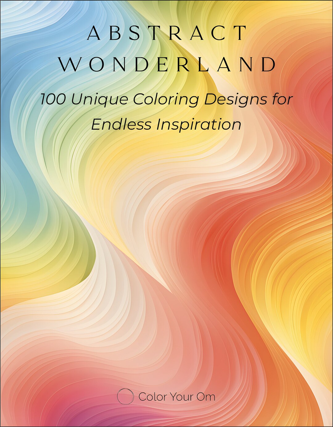 Digital Coloring Book "abstract Wonderland" 100 Instant Download ...