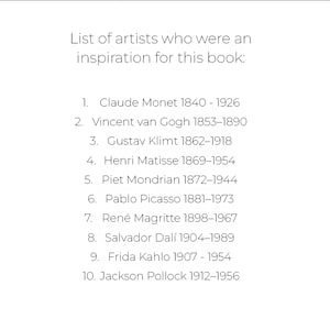 Interactive Digital Coloring Book, Art History Journey, 50 Unique ...