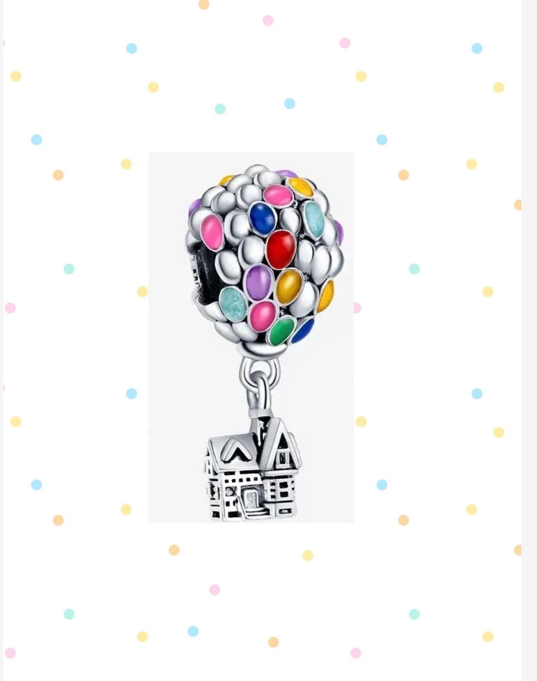 Disney Pixar up House and Ballons Charm, Authentic Genuine S925 ...