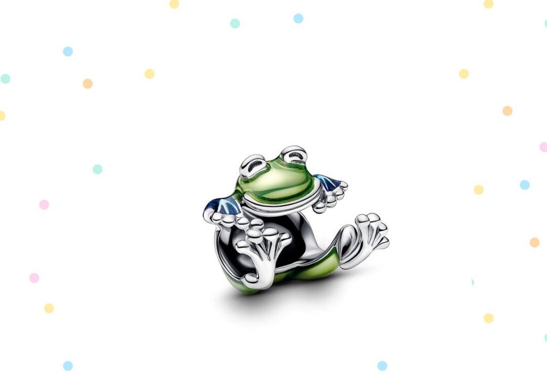 Climbing Frog Charm Authentic Genuine S925 Sterling Silver Charms for ...