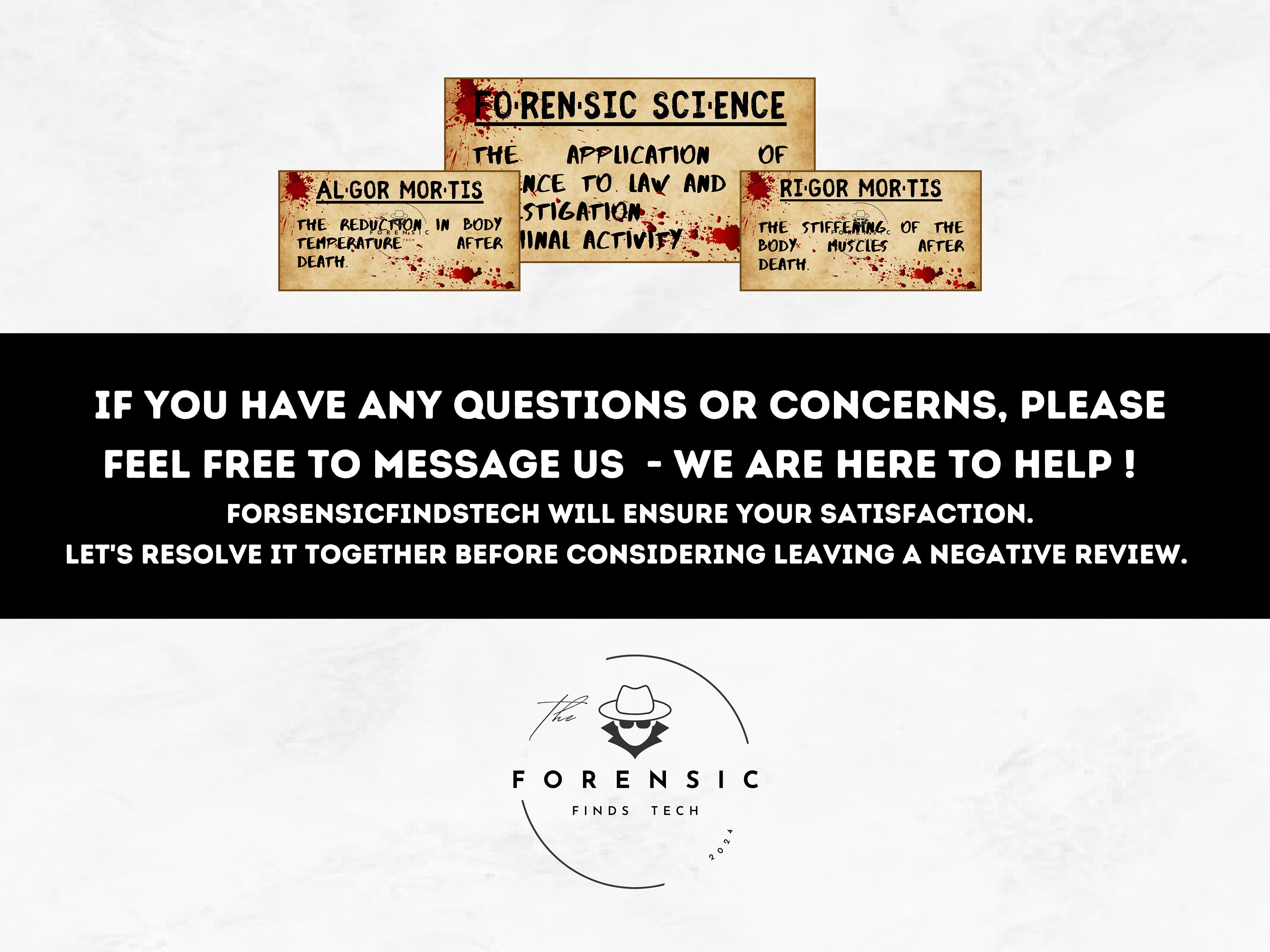 Forensic Terminologies Sheet Crime Dictionary Printable Detective Props ...