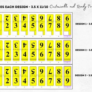 Crime Scene Evidence Marker Template Yellow Number Label Detective ...