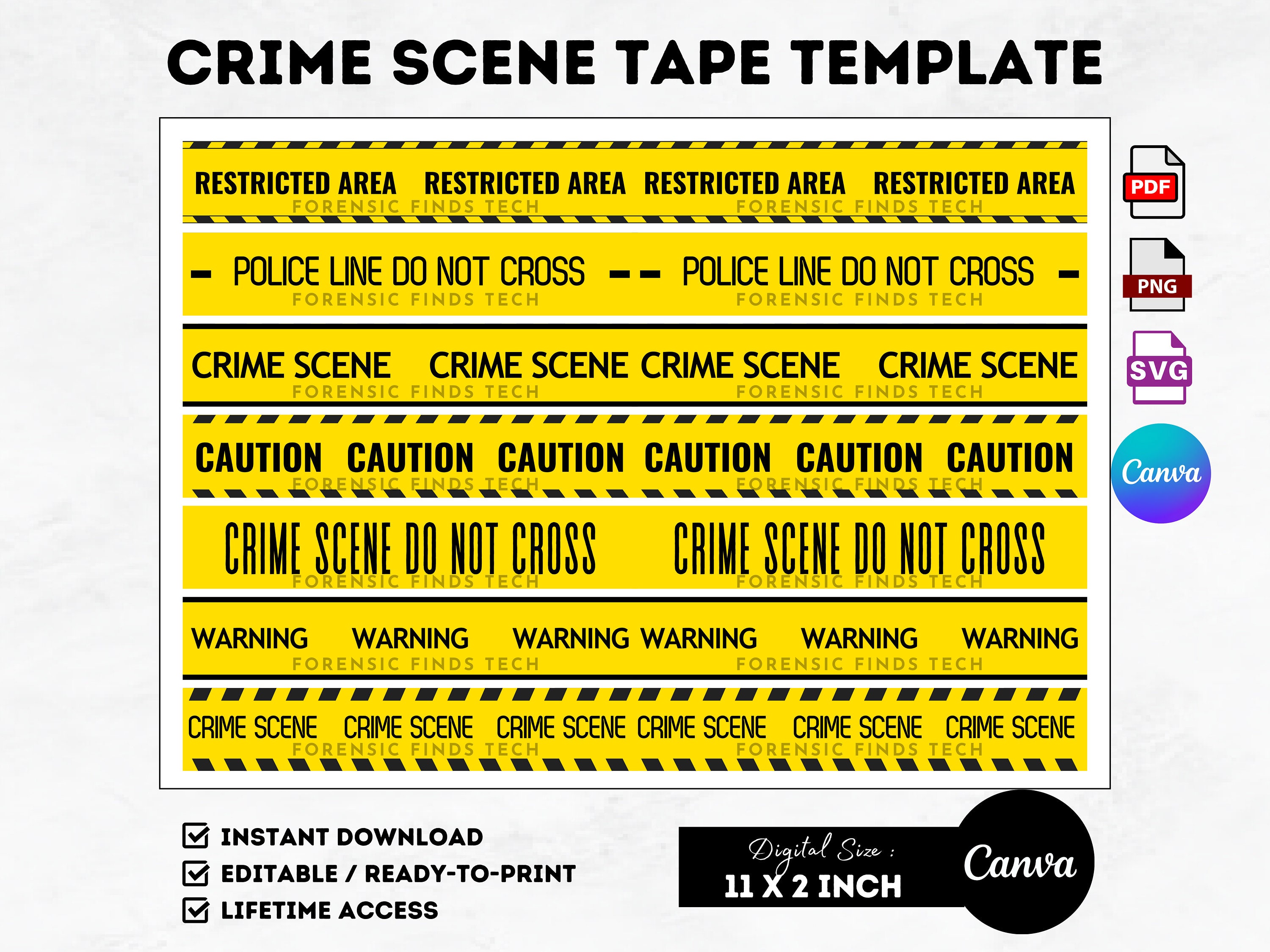 Crime Scene Tape Printable